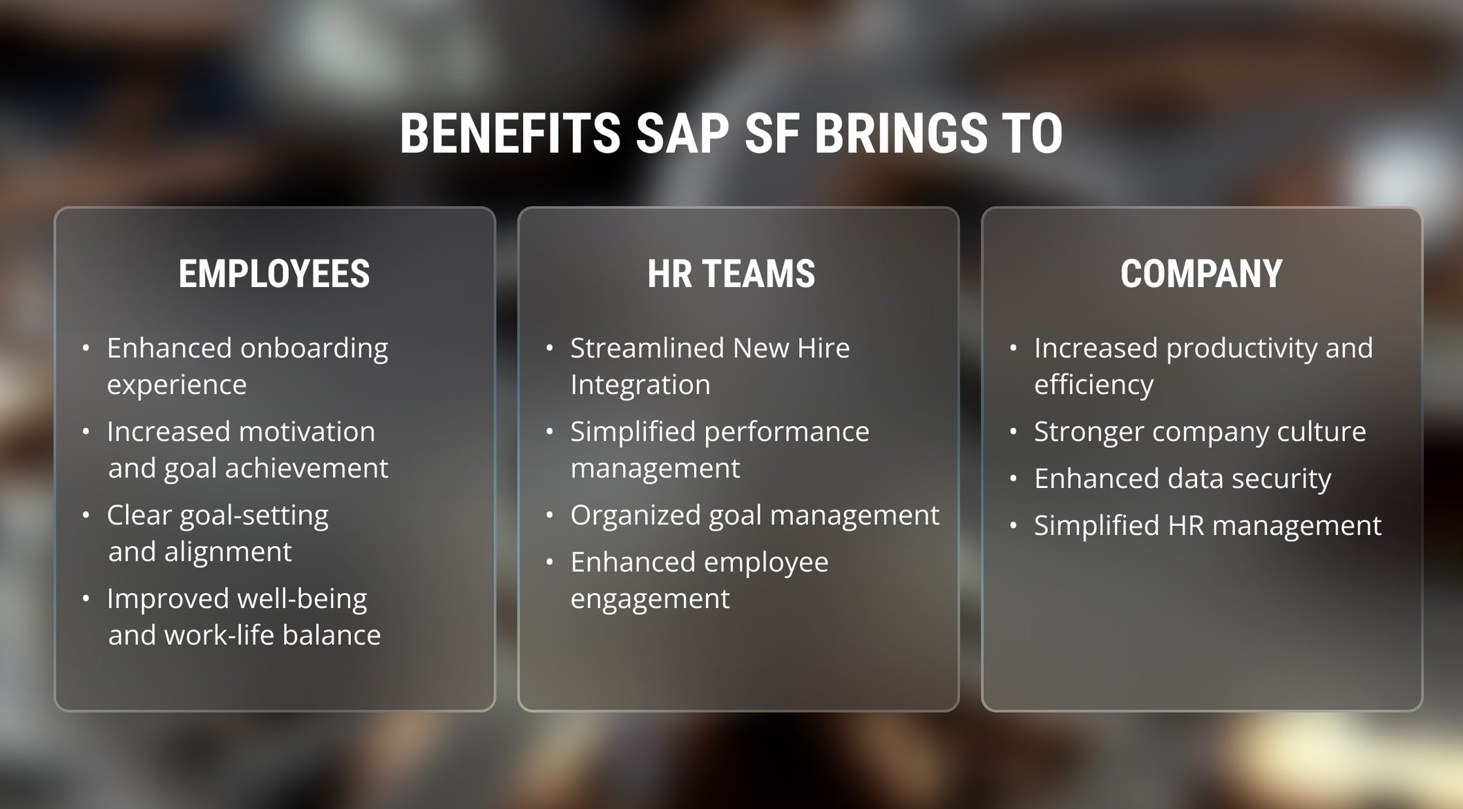 SAP HR Software for Effective Remote Team Management: Introducing the ...